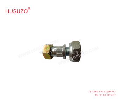 China 8-97168457-0 8-97168456-0 Front Axle Wheel Pin 8971684570 8971684560  Suitable for ISUZU NPR NQR 4HG1 for sale
