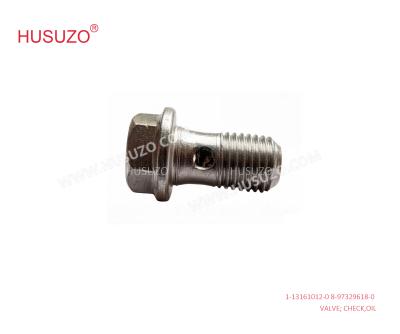 China NKR 8973296180 8-97329618-0 Isuzu NPR Parts FSR11 6BD1 Valve Check Oil 1131610120 1-13161012-0 for sale