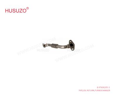 China FVR34 6HK1T Isuzu Engine Parts Turbocharger Oil Return Pipe 8976062053 8-97606205-3 for sale