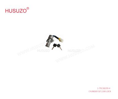 China 1-79138199-4 1791381994 Car Lock Cylinder Set Suitable for ISUZU CYZ51K 6WF1 for sale