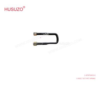 China 1-87870493-0 1878704930 Isuzu CXZ Parts Front Spring U - Bolt Set For CYZ52 6WG1 for sale