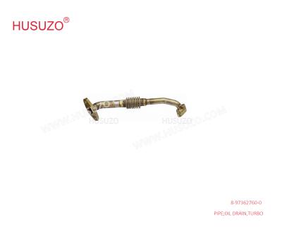 China Pipe Oil Drain Turbocharger Isuzu Trooper Parts 8973627600 8-97362760-0 for sale