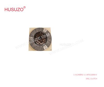 China 1-31240892-1 1312408921 1-87611000-0 1876110000  Isuzu CXZ Parts Clutch Disc Suitable for ISUZU CXZ81 10PE1 for sale
