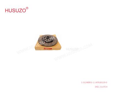 China 1-31240851-1 1-87610119-0 Clutch Disc Replacement For ISUZU FRR FSR FTR FVR for sale