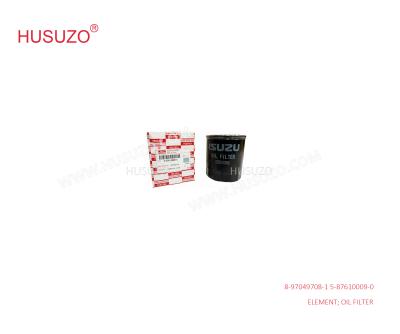 China 8-97049708-0 5-87610009-0 5876100090 Oil Filter Element 8970497080 For ISUZU NKR55 4JB1 for sale