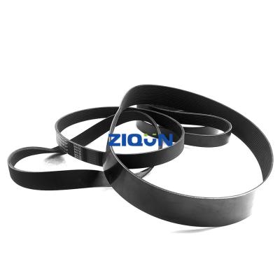 China EPDM Rubber Edge Cogged Large Intensity 10pk Transmission Belt for sale