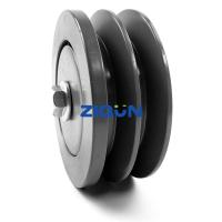 China Customized Ball Bearing Crane 1337023 V Groove Pulley Wheel for sale