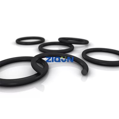 China HBTS Hydraulic Cylinder PTFE 80 Shore Black Rubber O Rings for sale