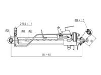 China Cabin Tilt Replaces ISUZU 8976034152 Telescopic Cylinder for sale