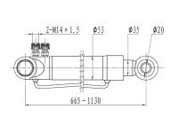 China Efficient VOLVO 1082068 1609246 Hydraulic Cylinders for sale