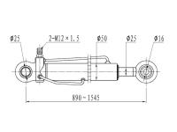 China Cabin Tilt Replaces MAN 81417236123 Hydraulic Cylinders for sale