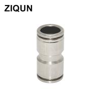 China ZIQUN Brass Fittings, push fit Coupling quick connector Straight connector push fitting stainless steel push fittings for sale