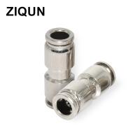 China ZIQUN Brass Fittings, push fit Coupling quick connector Straight connector push fitting stainless steel push fittings for sale