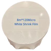 China 150 Micron Polyethylene PE Shrink Wrap Film 8m For Equipment Wrap for sale