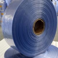 China Centerfolded PVC Shrink Film Roll 25 Micron For Cosmetics Books for sale