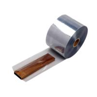 China Crystal Centrefolded PVC Clear Shrink Wrap Film Roll For Packing for sale