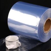 China Transparent Thermal PVC Shrink Wrap Film Centerfold PVC Shrink Packaging Film Roll for sale