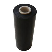 China Black LDPE Pallet Stretch Film Low Density Polyethylene Film Roll for sale