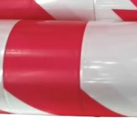 China Traffic Warning PE Protective Film Black Yellow Red White Caution Tape for sale