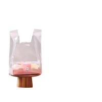 China Printed Food Plastic Vest Carrier Bags 13x19x23 For Grocery for sale