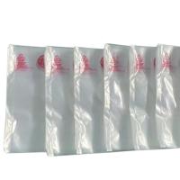 China Food Grade PE Clear Plastic Shopping Bags 30 Micron T Shirt Handle Bags for sale