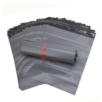 China Black Printed Poly Mailer Shipping Bags 0.05mm Thickness For Online Shipping for sale