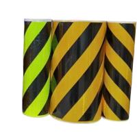 China Traffic Printed BOPP Tape Roll Black and Yellow Warning Tape for sale