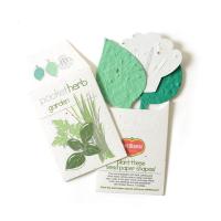 China 0.8mm Paper Blank Seed Embedded Cards 100 Sheet Eco Friendly for sale