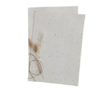 China Custom Paper Seed Embedded Cards Printed Plantable Herb Seed Paper for sale