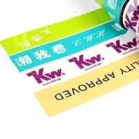 China Logo Printed Clear BOPP Packaging Tape 36 - 65 Micron Thickness for sale