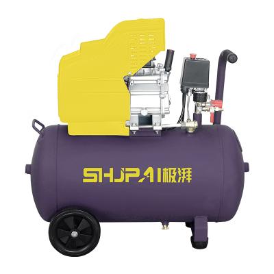 China 50L Direct Drive Air Compressor 2.5HP 220L/Min Max Flow 8Bar Heavy Duty Oil Free Low Noise for sale