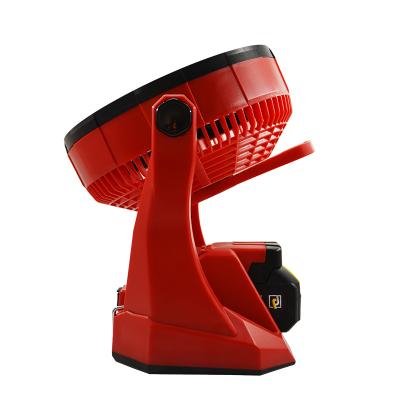 China Portable Lithium Brushless Fan 180 Degree Rotation Dual Power Rechargeable Strong Wind 3 Speed for sale