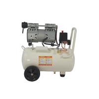China 750W 24L 8Bar Oil Free Silent Piston Air Compressor For DIY Hobby for sale