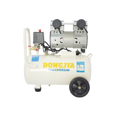 China 2HP 24L 115PSI Low Noise Oil Free Quiet Piston Air Compressor for sale