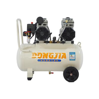 China 40L Tank 1700W 8 bar 120 L/min Dual Motor Oil Free Air Compressor for sale