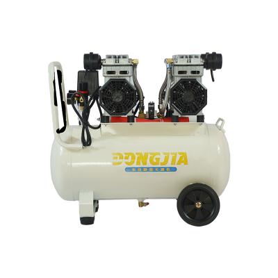 China 1960W Twin Motor 40L 8 bar Silent Oil Free Air Compressor 1400 RPM, 220V for sale