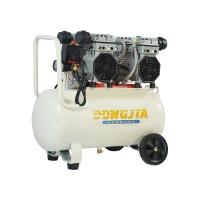 China 1960W Twin Motor 40L 8 bar Silent Oil Free Air Compressor 1400 RPM, 220V for sale