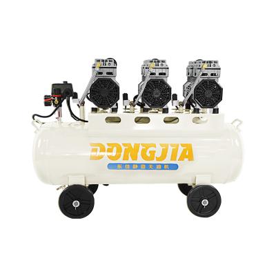 China 2040w 70L 8Bar 220V Oil Free Silent Piston Air Compressor for sale