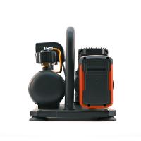China 21V Cordless Air Compressor With 4L Tank And 220W Triple Cylinder High Capacity Pump for sale