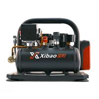 China 21V Cordless Air Compressor With 4L Tank And 220W Triple Cylinder High Capacity Pump for sale