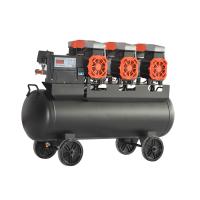 China 4350W 90L 384 L/min Triple Pump Industrial Oil Free Air Compressor SP-90S for sale