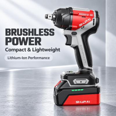 China Brushless Cordless Impact Wrench 350N·m 20V OEM Private Label Supplier Kit for sale
