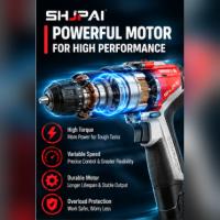 China Multifunctional Lithium 20V Portable Cordless Brushless Power Drill 2 In 1 For Wood Metal Drilling for sale