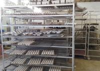China Semi Automatic Recycling Pulp Tray Machine With Sun Drying / 1200pcs / H for sale