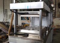 China Small Manual Paper Plate Making Machine 12 Months Warranty Drying In Molds for sale