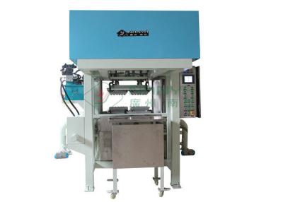 China Double Plate Turnover Type Paper Pulp Molding Machine 1600×400mm Plates 8-10pcs/min Production for sale