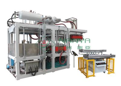 China Green Automatic Paper Plate Making Machine 5500Pcs/H Capacity with 530kW Power for Disposable Tableware Production for sale