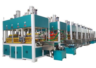 China Disposable Molded Pulp Paper Tableware Making Machine for Plate / Cup / Dish Tray Thermoforming for sale