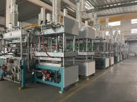 China Meal Box Bagasse Pulp Tableware Making Machine 300kg Per Hour for sale