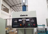 China Semi Automatic Hot Press Paper Pulp Molding Machine 5 Tons 650×450mm for Egg Box Tray Production for sale